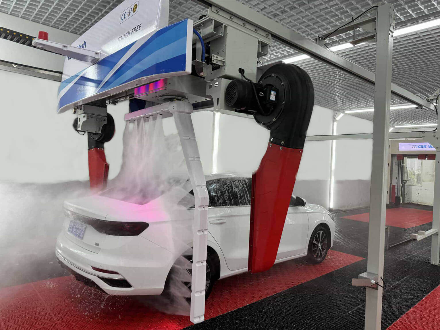 China DG CBK 308 intelligent touchless robot car wash machine ...